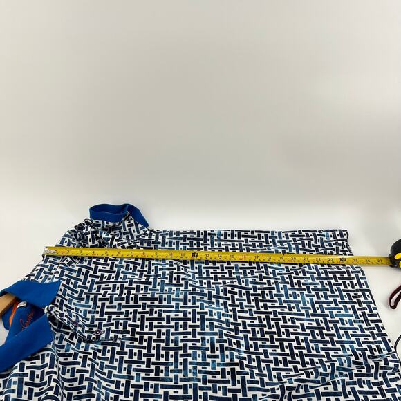 Robert Graham | Shirts | Robert Graham Cotton Polo Shirt Geometric ...